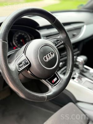 Grey Audi A6 2014 in Riga, with an engine capacity of 3.00 L and mileage of 395 thousand km for 12999 €, photo 18 on AUTOMOTO.COM.LV