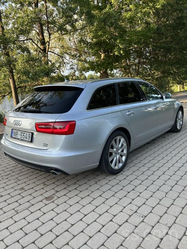 Grey Audi A6 2014 in Rezekne, with an engine capacity of 3.00 L and mileage of 335 thousand km for 8700 €, photo 5 on AUTOMOTO.COM.LV