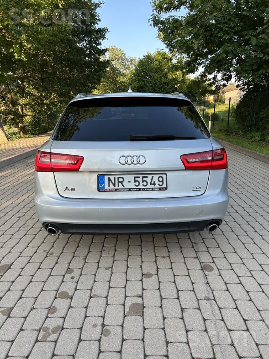 Pelēks Audi A6 2014 Rēzekne, ar dzinēja tilpumu 3.00 L un nobraukumu 335 tūkst. km par 8700 €, foto 6 vietnē AUTOMOTO.COM.LV