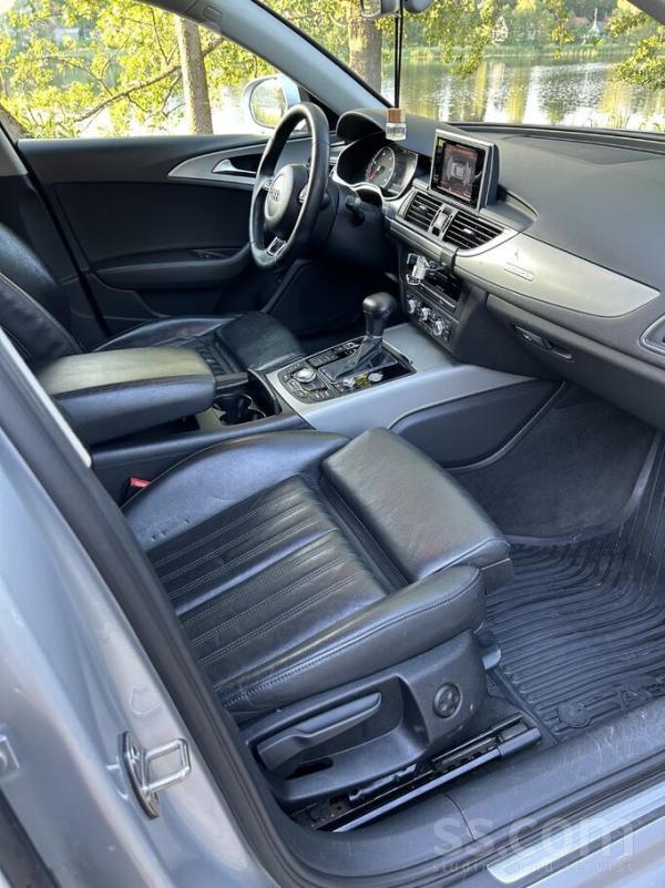 Grey Audi A6 2014 in Rezekne, with an engine capacity of 3.00 L and mileage of 335 thousand km for 8700 €, photo 10 on AUTOMOTO.COM.LV
