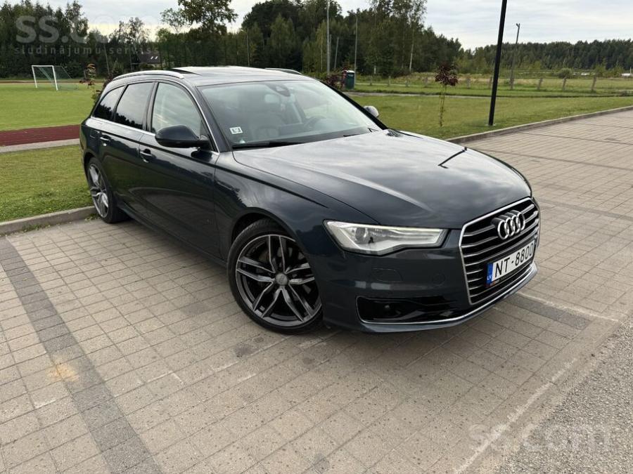 Grey Audi A6 2015 in Rezekne, with an engine capacity of 3.00 L and mileage of 261 thousand km for 14800 €, photo 1 on AUTOMOTO.COM.LV