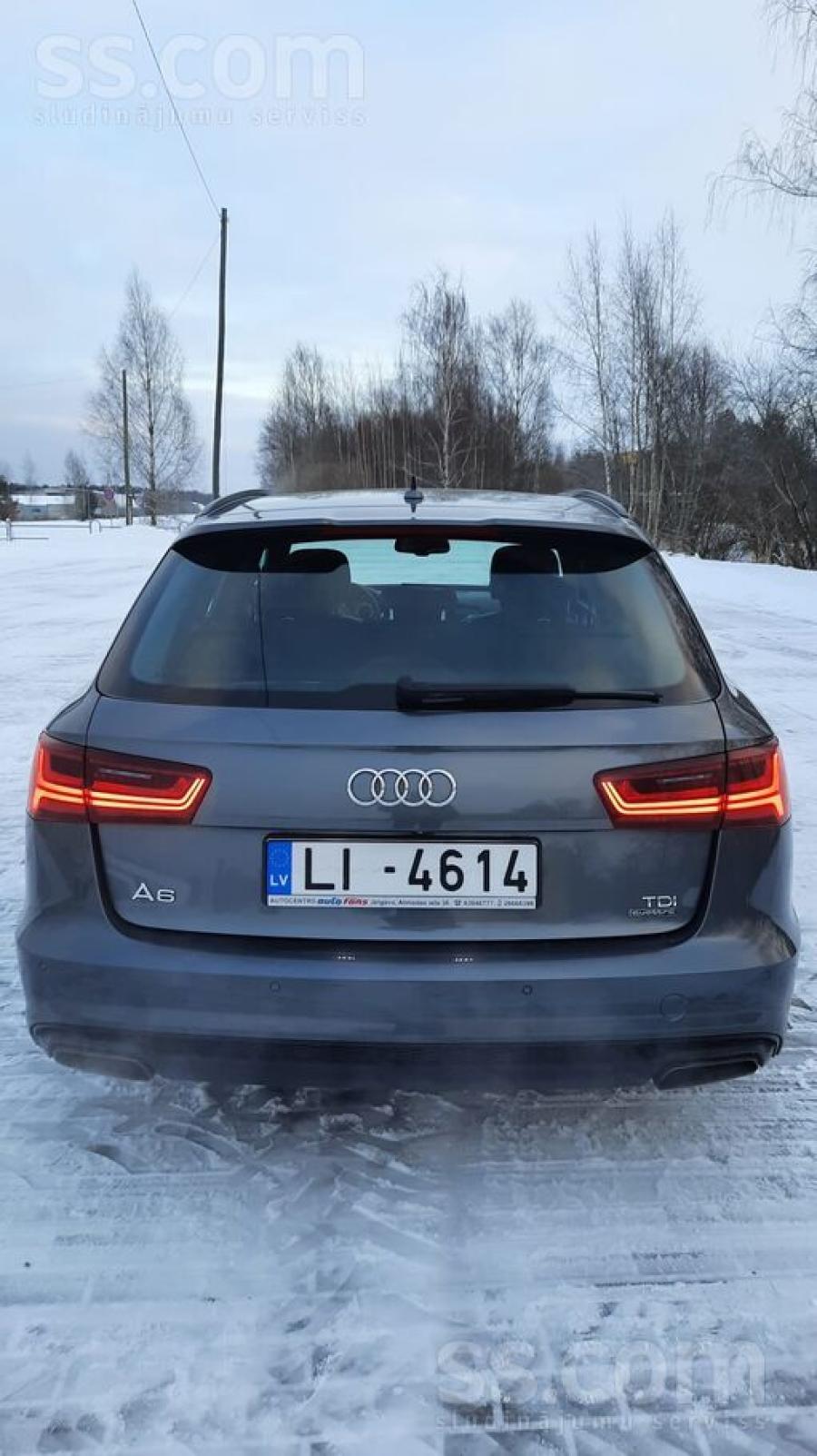 Pelēks Audi A6 2015 Jelgava, ar dzinēja tilpumu 3.00 L un nobraukumu 350 tūkst. km par 17000 €, foto 2 vietnē AUTOMOTO.COM.LV