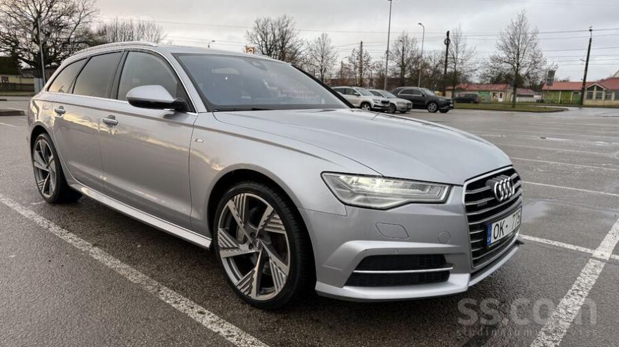 Grey Audi A6 2015 in Riga, with an engine capacity of 3.00 L and mileage of 277 thousand km for 14950 €, photo 7 on AUTOMOTO.COM.LV