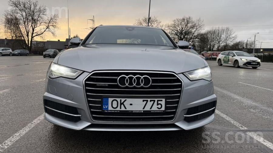 Grey Audi A6 2015 in Riga, with an engine capacity of 3.00 L and mileage of 277 thousand km for 14950 €, photo 8 on AUTOMOTO.COM.LV