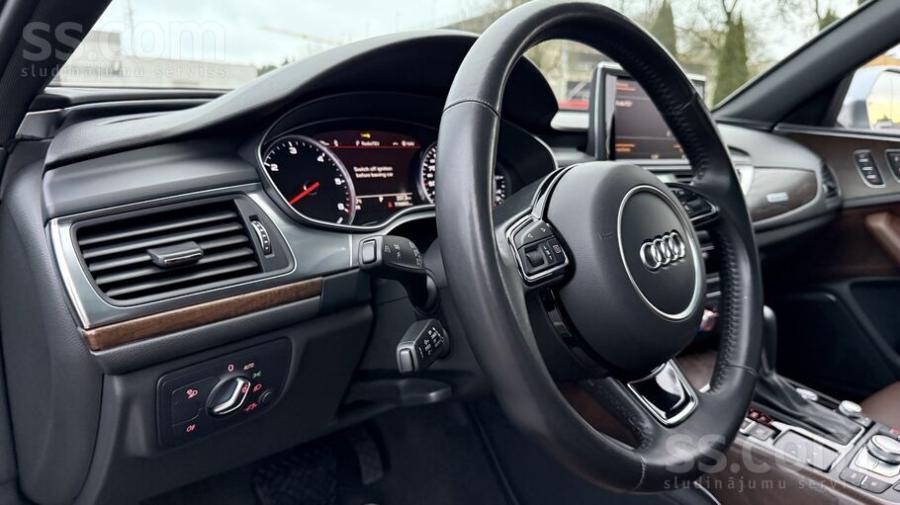Grey Audi A6 2015 in Riga, with an engine capacity of 3.00 L and mileage of 277 thousand km for 14950 €, photo 22 on AUTOMOTO.COM.LV