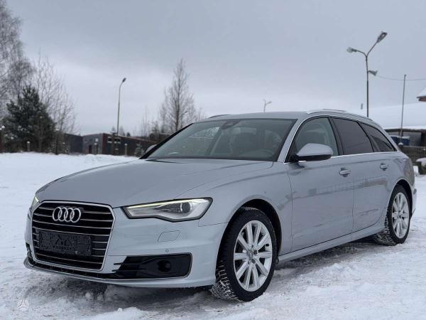 Grey Audi A6 2015 in Utena, with an engine capacity of 1.97 L and mileage of 244 thousand km for 13650 €, photo 1 on AUTOMOTO.COM.LV