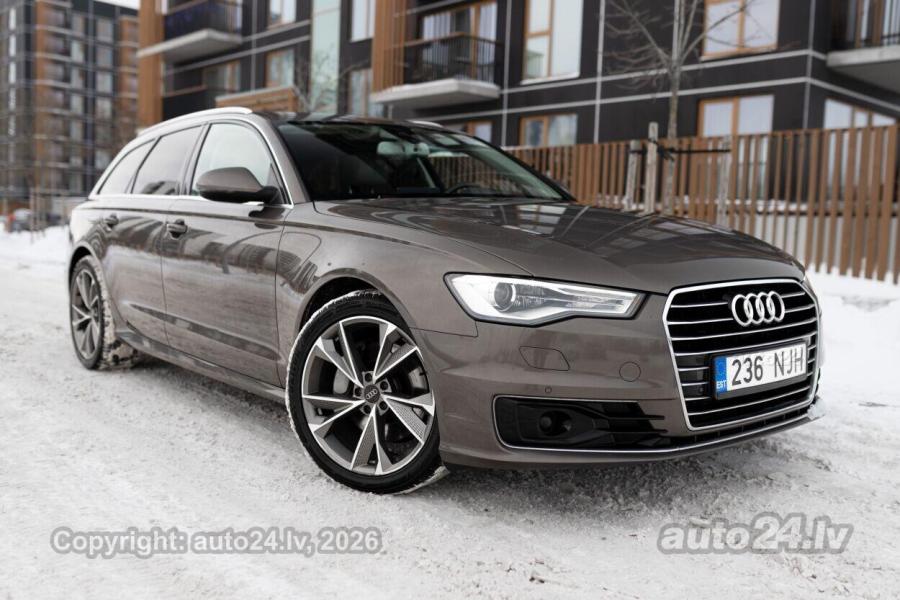 Grey Audi A6 2015 in Tallinn, with an engine capacity of 3.00 L and mileage of 254 thousand km for 13990 €, photo 1 on AUTOMOTO.COM.LV