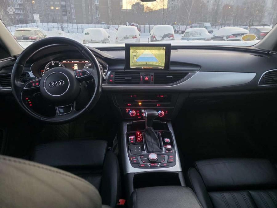 Grey Audi A6 2015 in Vilnius, with an engine capacity of 1.97 L and mileage of 259 thousand km for 11999 €, photo 21 on AUTOMOTO.COM.LV