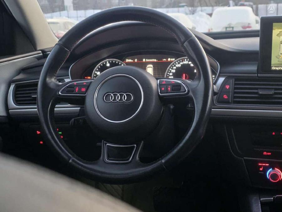 Grey Audi A6 2015 in Vilnius, with an engine capacity of 1.97 L and mileage of 259 thousand km for 11999 €, photo 22 on AUTOMOTO.COM.LV