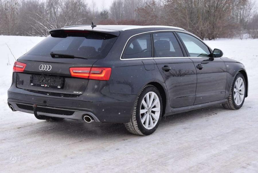 Grey Audi A6 2015 in Vilnius, with an engine capacity of 1.97 L and mileage of 249 thousand km for 11999 €, photo 5 on AUTOMOTO.COM.LV