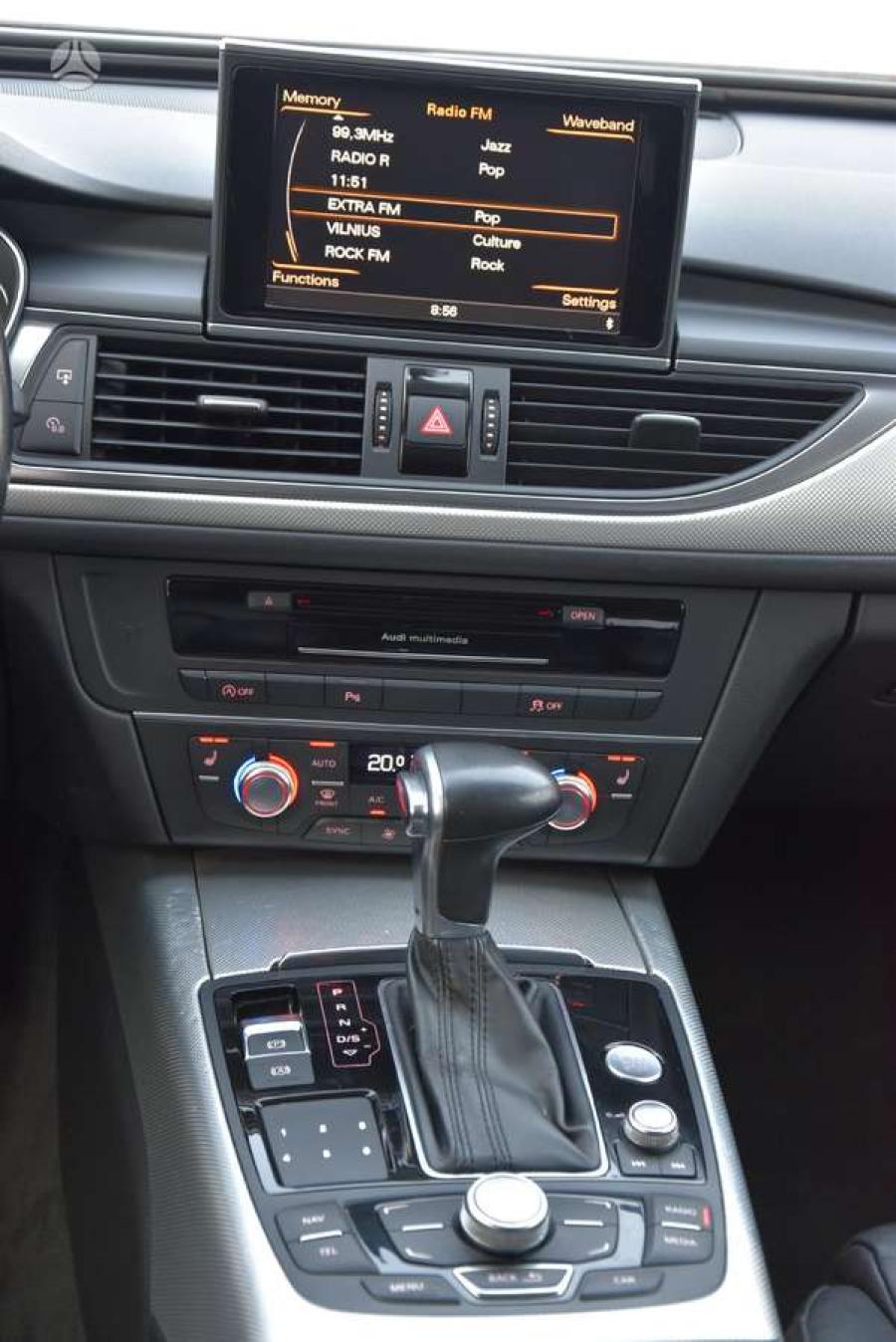 Grey Audi A6 2015 in Vilnius, with an engine capacity of 1.97 L and mileage of 249 thousand km for 11999 €, photo 12 on AUTOMOTO.COM.LV