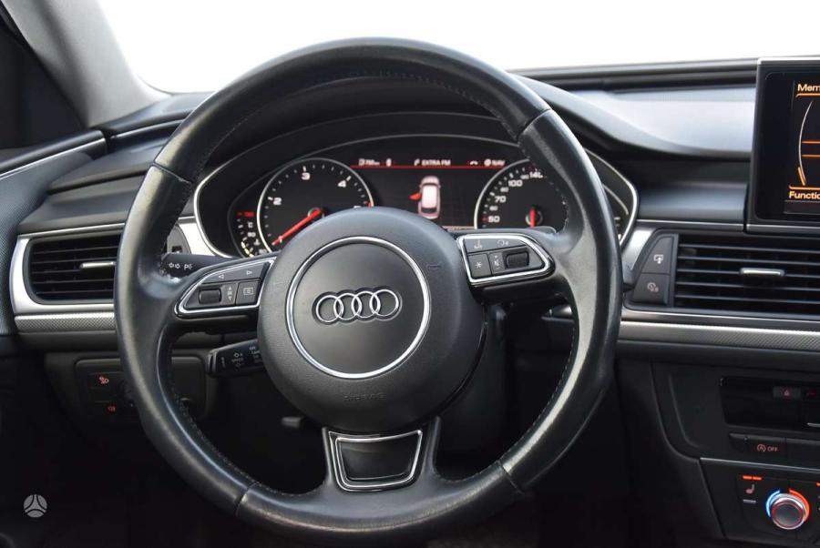Grey Audi A6 2015 in Vilnius, with an engine capacity of 1.97 L and mileage of 249 thousand km for 11999 €, photo 13 on AUTOMOTO.COM.LV