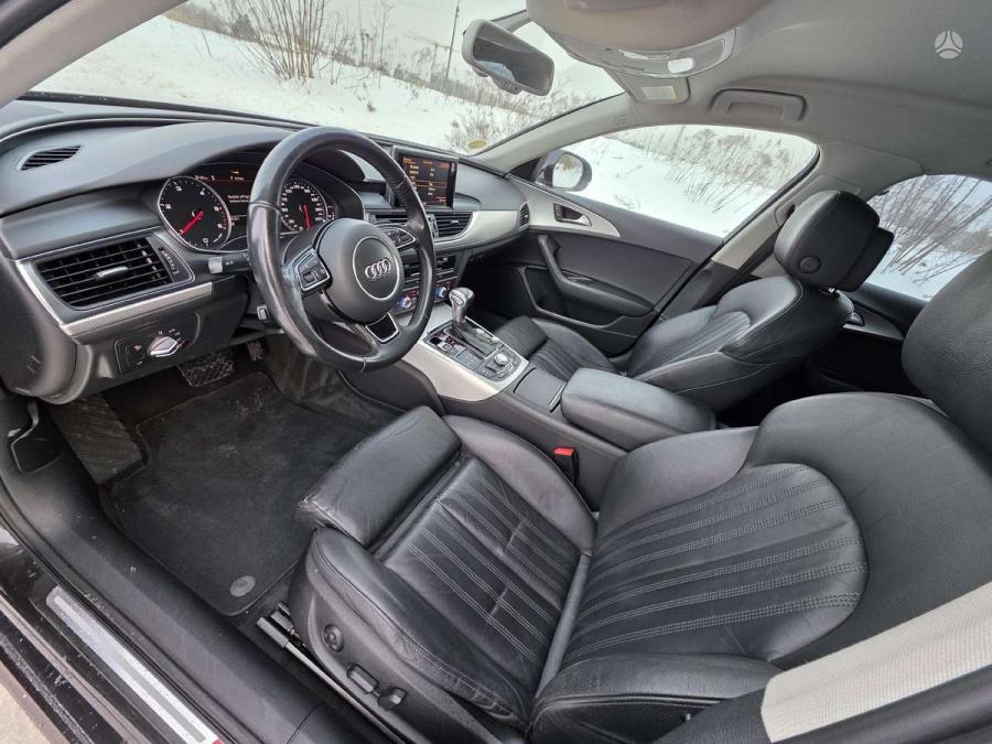 Grey Audi A6 2015 in Vilnius, with an engine capacity of 1.97 L and mileage of 249 thousand km for 11999 €, photo 24 on AUTOMOTO.COM.LV