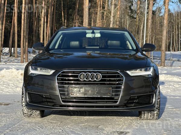 Grey Audi A6 2015 in Valmiera, with an engine capacity of 2.00 L and mileage of 282 thousand km for 11700 €, photo 6 on AUTOMOTO.COM.LV
