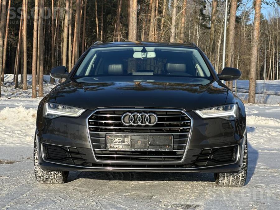 Grey Audi A6 2015 in Valmiera, with an engine capacity of 2.00 L and mileage of 282 thousand km for 11700 €, photo 6 on AUTOMOTO.COM.LV