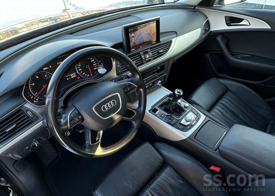 Grey Audi A6 2015 in Valmiera, with an engine capacity of 2.00 L and mileage of 282 thousand km for 11700 €, photo 10 on AUTOMOTO.COM.LV