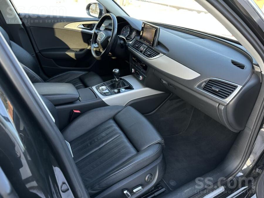 Grey Audi A6 2015 in Valmiera, with an engine capacity of 2.00 L and mileage of 282 thousand km for 11700 €, photo 11 on AUTOMOTO.COM.LV
