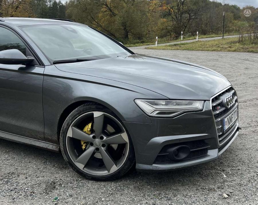 Pelēks Audi A6 2015 Viļņa, ar dzinēja tilpumu 1.98 L un nobraukumu 316 tūkst. km par 14000 €, foto 4 vietnē AUTOMOTO.COM.LV