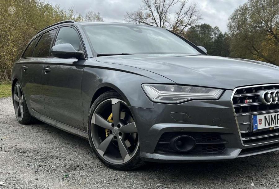 Pelēks Audi A6 2015 Viļņa, ar dzinēja tilpumu 1.98 L un nobraukumu 316 tūkst. km par 14000 €, foto 5 vietnē AUTOMOTO.COM.LV