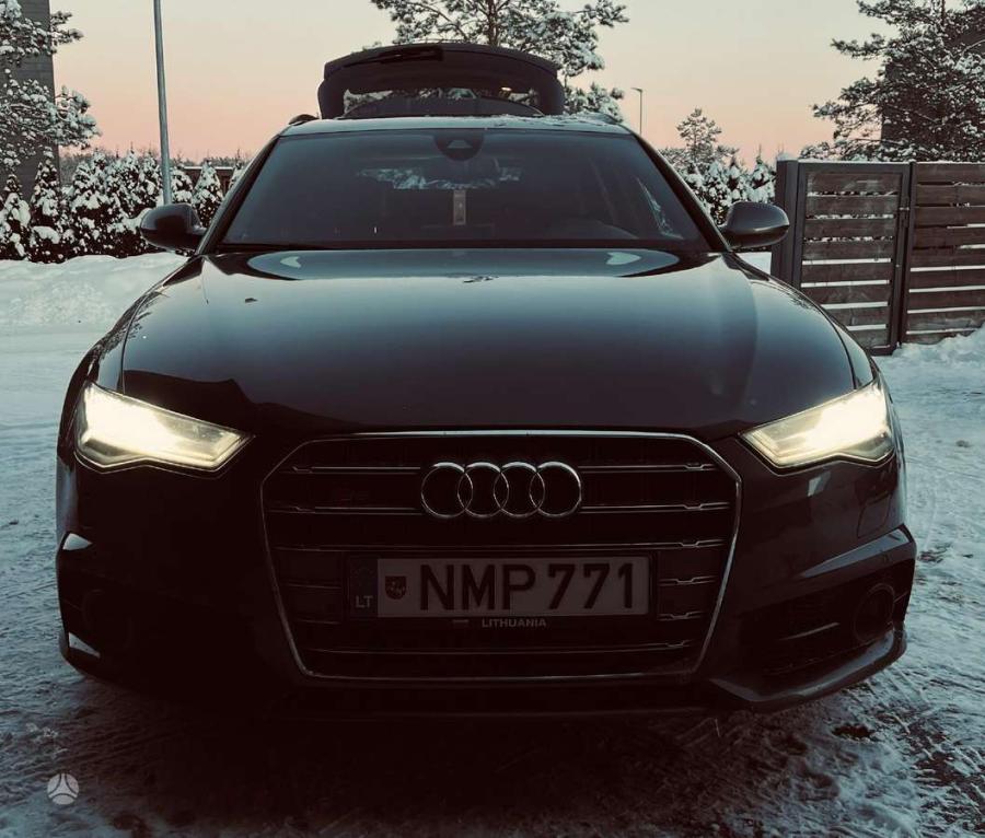 Pelēks Audi A6 2015 Viļņa, ar dzinēja tilpumu 1.98 L un nobraukumu 316 tūkst. km par 14000 €, foto 6 vietnē AUTOMOTO.COM.LV