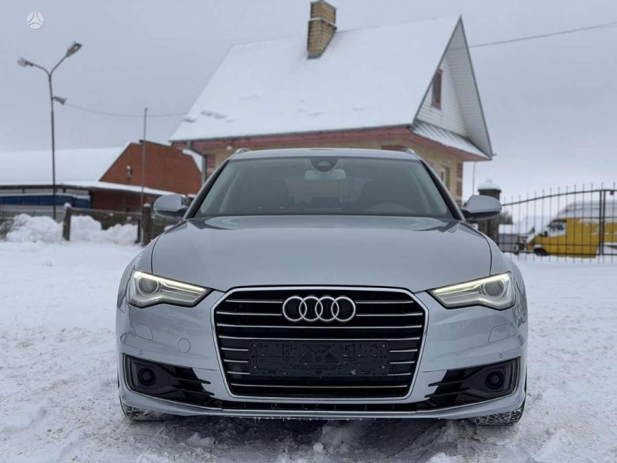 Grey Audi A6 2015 in Utena, with an engine capacity of 1.97 L and mileage of 244 thousand km for 12950 €, photo 2 on AUTOMOTO.COM.LV