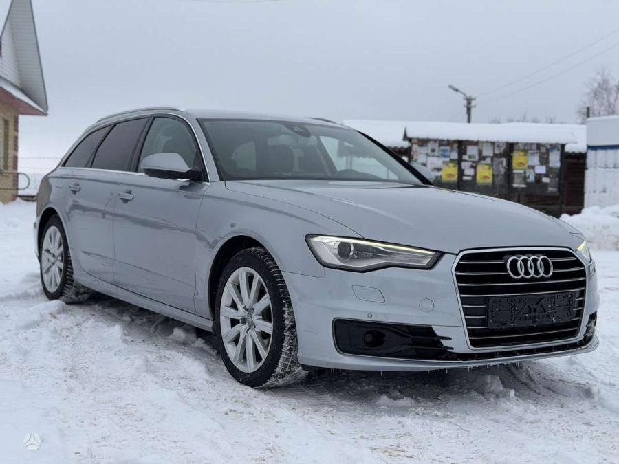 Grey Audi A6 2015 in Utena, with an engine capacity of 1.97 L and mileage of 244 thousand km for 12950 €, photo 3 on AUTOMOTO.COM.LV