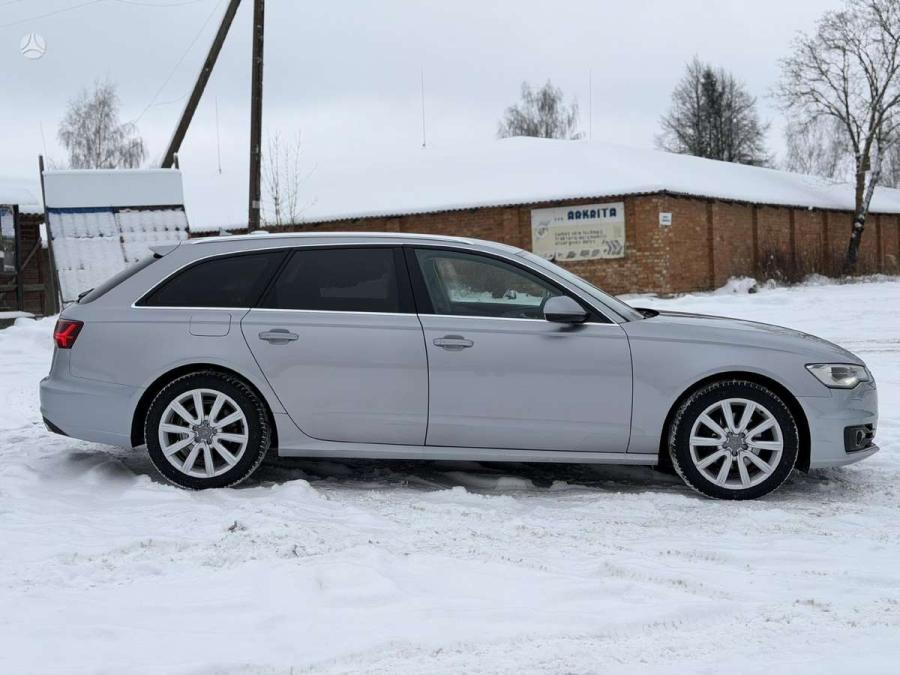 Grey Audi A6 2015 in Utena, with an engine capacity of 1.97 L and mileage of 244 thousand km for 12950 €, photo 5 on AUTOMOTO.COM.LV