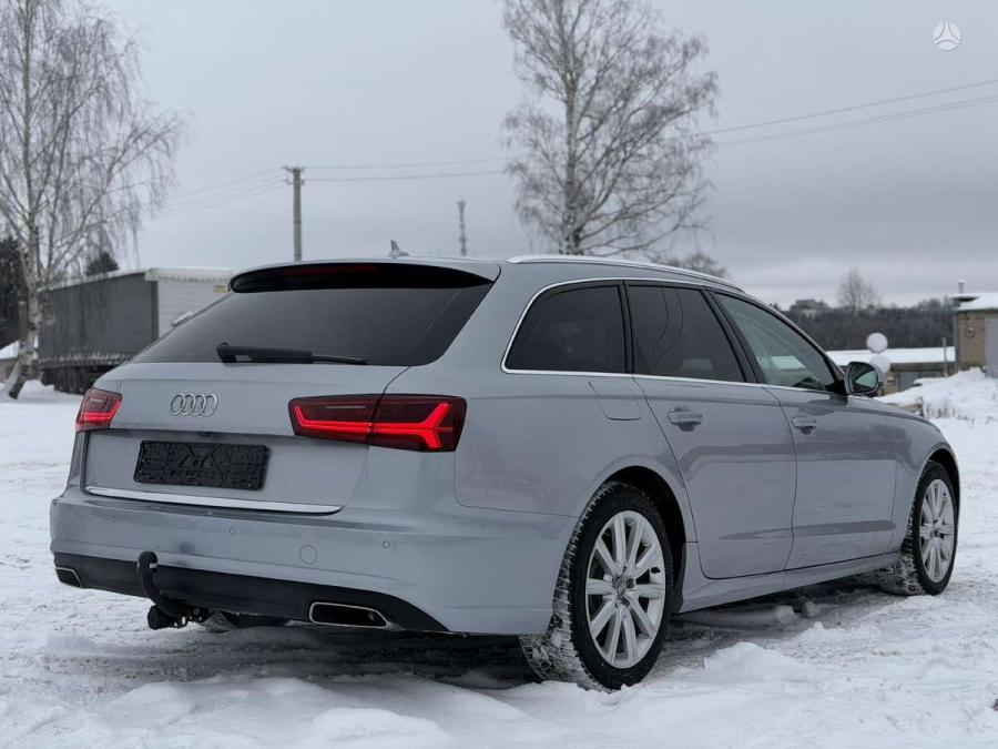 Grey Audi A6 2015 in Utena, with an engine capacity of 1.97 L and mileage of 244 thousand km for 12950 €, photo 8 on AUTOMOTO.COM.LV
