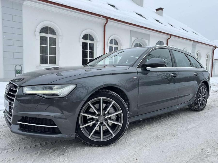 Grey Audi A6 2015 in Kaunas, with an engine capacity of 2.97 L and mileage of 312 thousand km for 13990 €, photo 1 on AUTOMOTO.COM.LV
