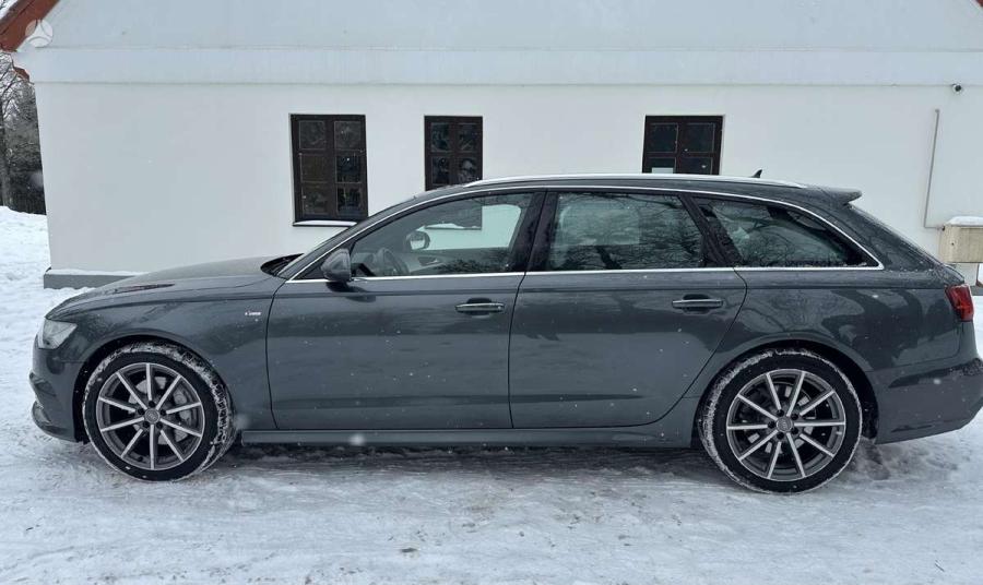 Grey Audi A6 2015 in Kaunas, with an engine capacity of 2.97 L and mileage of 312 thousand km for 13990 €, photo 5 on AUTOMOTO.COM.LV