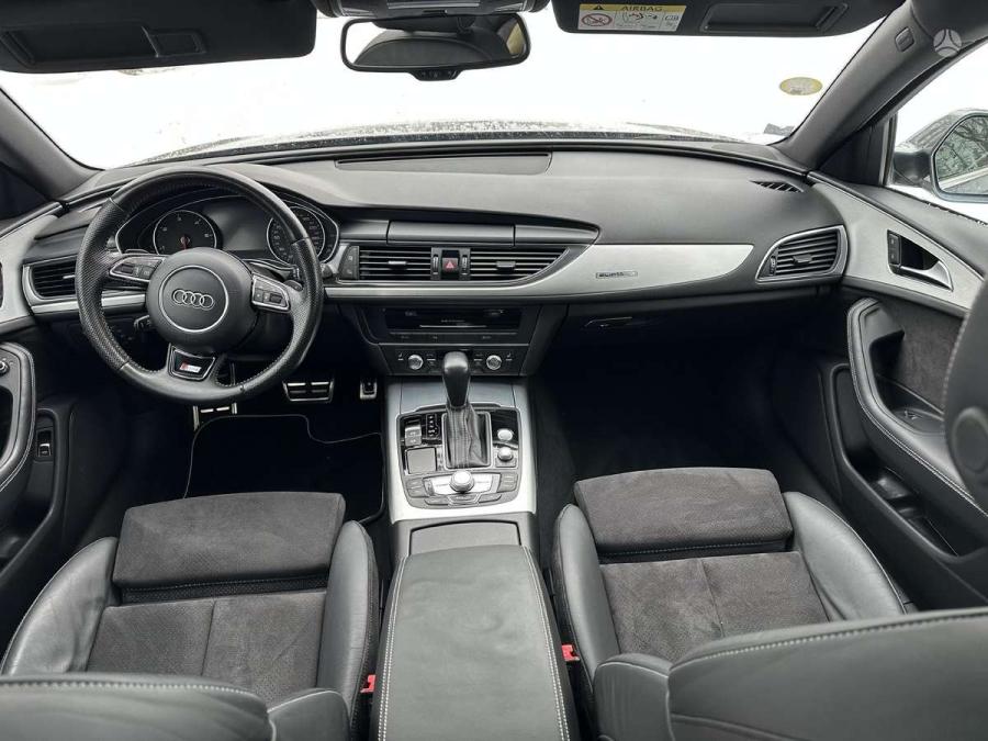Grey Audi A6 2015 in Kaunas, with an engine capacity of 2.97 L and mileage of 312 thousand km for 13990 €, photo 16 on AUTOMOTO.COM.LV