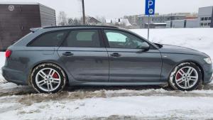 Grey Audi A6 2015 in Jonava, with an engine capacity of 2.97 L and mileage of 256 thousand km for 13800 €, photo 5 on AUTOMOTO.COM.LV