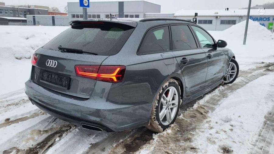 Grey Audi A6 2015 in Jonava, with an engine capacity of 2.97 L and mileage of 256 thousand km for 13800 €, photo 8 on AUTOMOTO.COM.LV