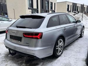 Grey Audi A6 2015 in Vilnius, with an engine capacity of 2.97 L and mileage of 210 thousand km for 10700 €, photo 5 on AUTOMOTO.COM.LV