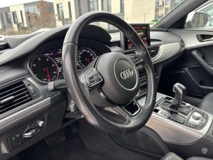Grey Audi A6 2015 in Vilnius, with an engine capacity of 2.97 L and mileage of 210 thousand km for 10700 €, photo 7 on AUTOMOTO.COM.LV