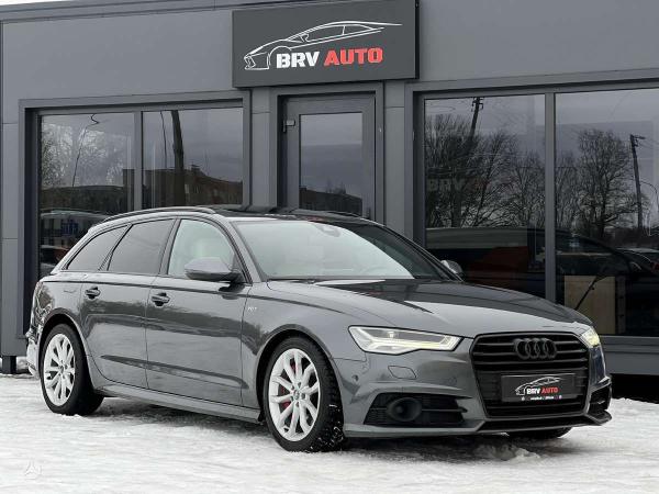 Grey Audi A6 2015 in Kedainiai, with an engine capacity of 2.97 L and mileage of 331 thousand km for 14250 €, photo 5 on AUTOMOTO.COM.LV