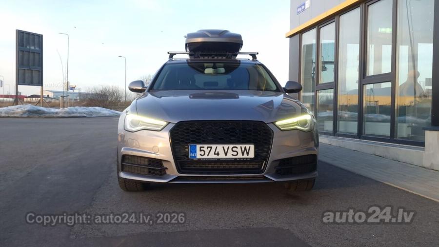 Grey Audi A6 2015 in Tallinn, with an engine capacity of 3.00 L and mileage of 228 thousand km for 13668 €, photo 1 on AUTOMOTO.COM.LV