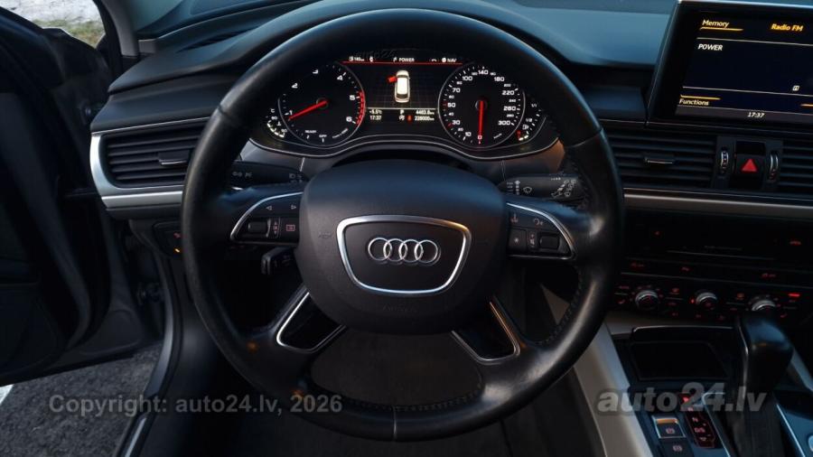 Grey Audi A6 2015 in Tallinn, with an engine capacity of 3.00 L and mileage of 228 thousand km for 13668 €, photo 8 on AUTOMOTO.COM.LV