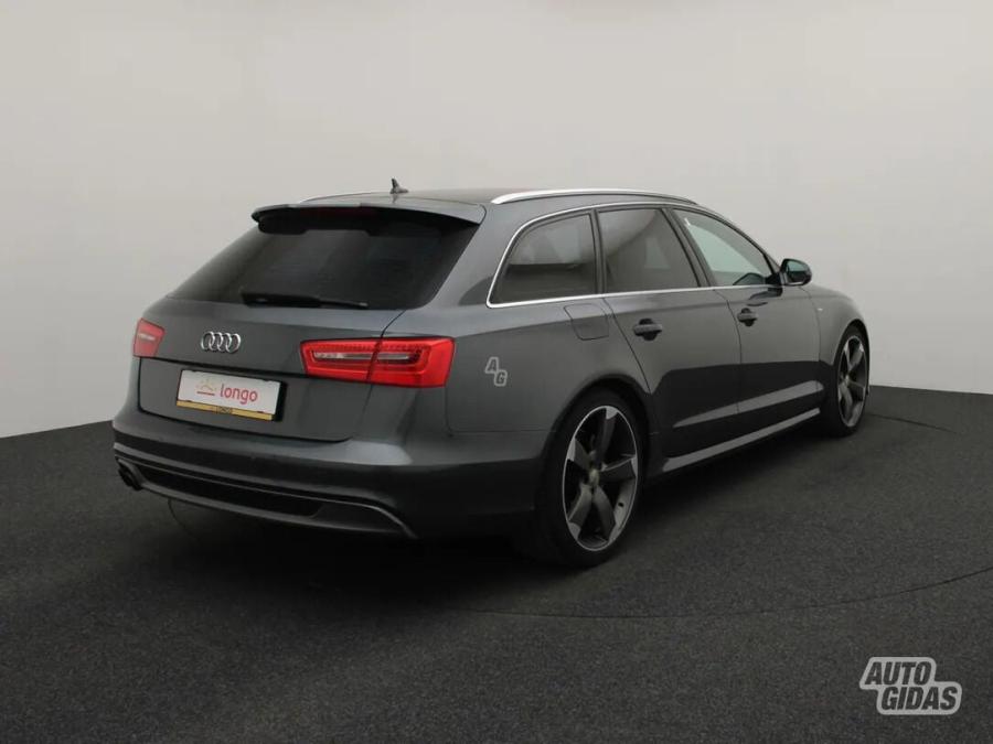 Grey Audi A6 2015 in Vilnius, with an engine capacity of 2.00 L and mileage of 267 thousand km for 11399 €, photo 9 on AUTOMOTO.COM.LV