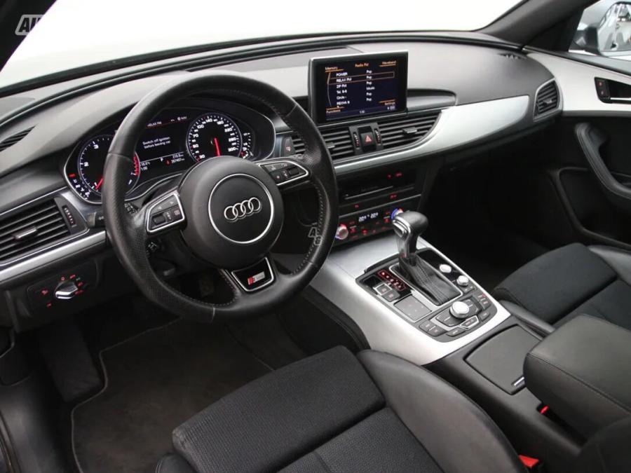 Grey Audi A6 2015 in Vilnius, with an engine capacity of 2.00 L and mileage of 267 thousand km for 11399 €, photo 17 on AUTOMOTO.COM.LV