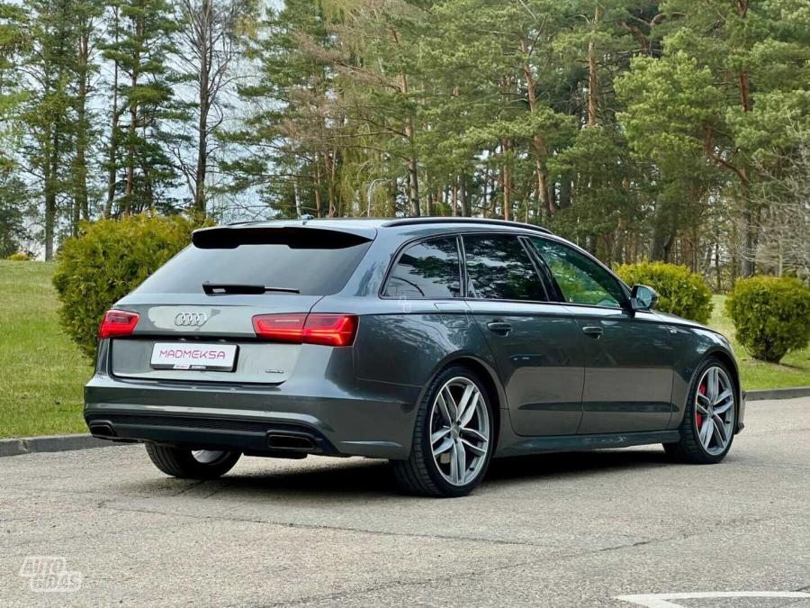 Grey Audi A6 2015 in Vilnius, with an engine capacity of 3.00 L and mileage of 294 thousand km for 18450 €, photo 11 on AUTOMOTO.COM.LV