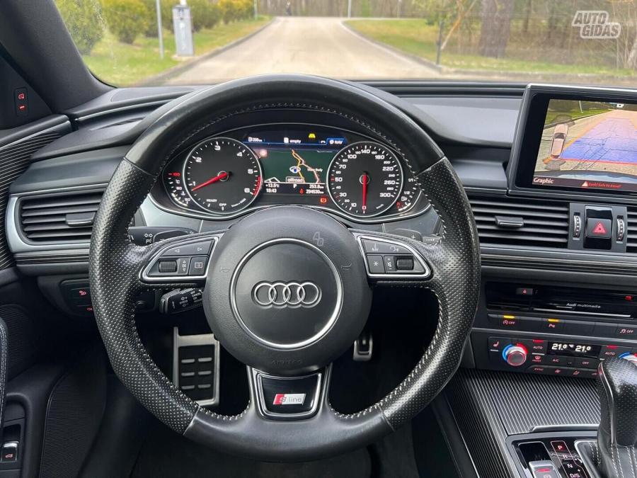 Grey Audi A6 2015 in Vilnius, with an engine capacity of 3.00 L and mileage of 294 thousand km for 18450 €, photo 24 on AUTOMOTO.COM.LV