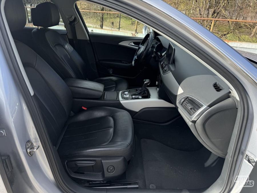 Pelēks Audi A6 2015 Viļņa, ar dzinēja tilpumu 2.00 L un nobraukumu 289 tūkst. km par 12200 €, foto 9 vietnē AUTOMOTO.COM.LV