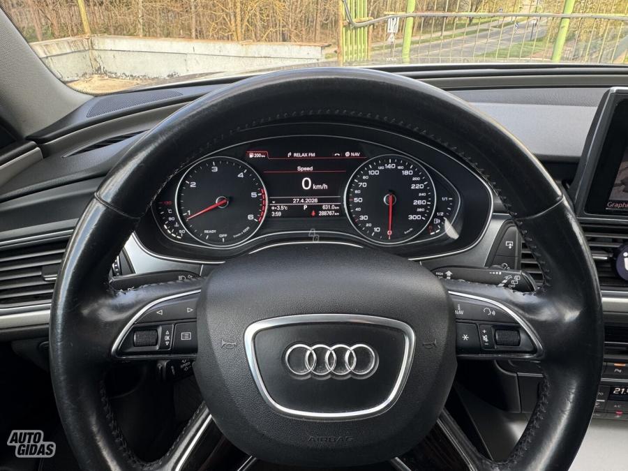 Pelēks Audi A6 2015 Viļņa, ar dzinēja tilpumu 2.00 L un nobraukumu 289 tūkst. km par 12200 €, foto 23 vietnē AUTOMOTO.COM.LV