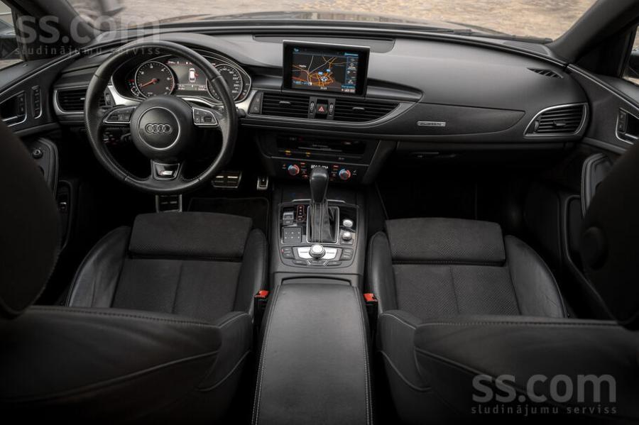 Grey Audi A6 2015 in Riga, with an engine capacity of 3.00 L and mileage of 0 thousand km for 13700 €, photo 13 on AUTOMOTO.COM.LV