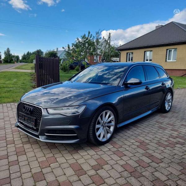 Grey Audi A6 2015 in Vilnius, with an engine capacity of 2.97 L and mileage of 266 thousand km for 14800 €, photo 2 on AUTOMOTO.COM.LV