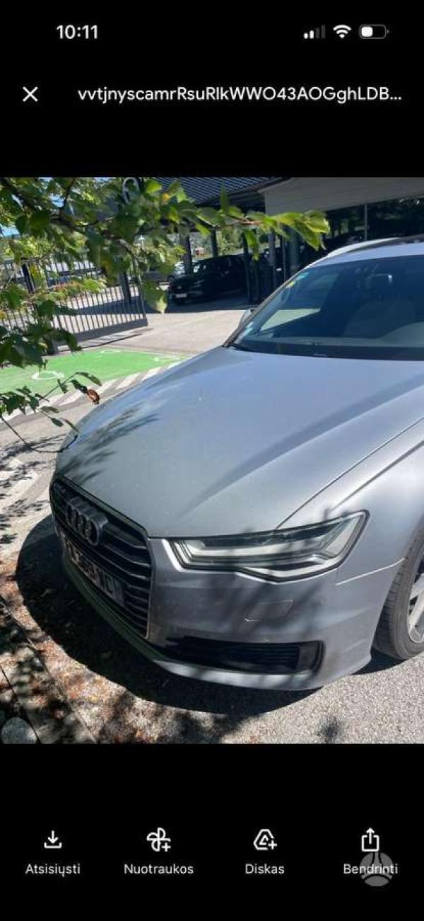 Pelēks Audi A6 2015 Šauļi, ar dzinēja tilpumu 1.97 L un nobraukumu 238 tūkst. km par 11800 €, foto 2 vietnē AUTOMOTO.COM.LV