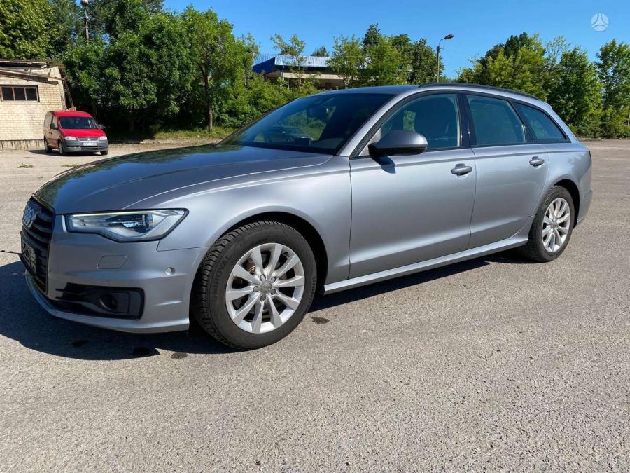 Grey Audi A6 2015 in Raseiniai, with an engine capacity of 1.97 L and mileage of 228 thousand km for 11300 €, photo 1 on AUTOMOTO.COM.LV