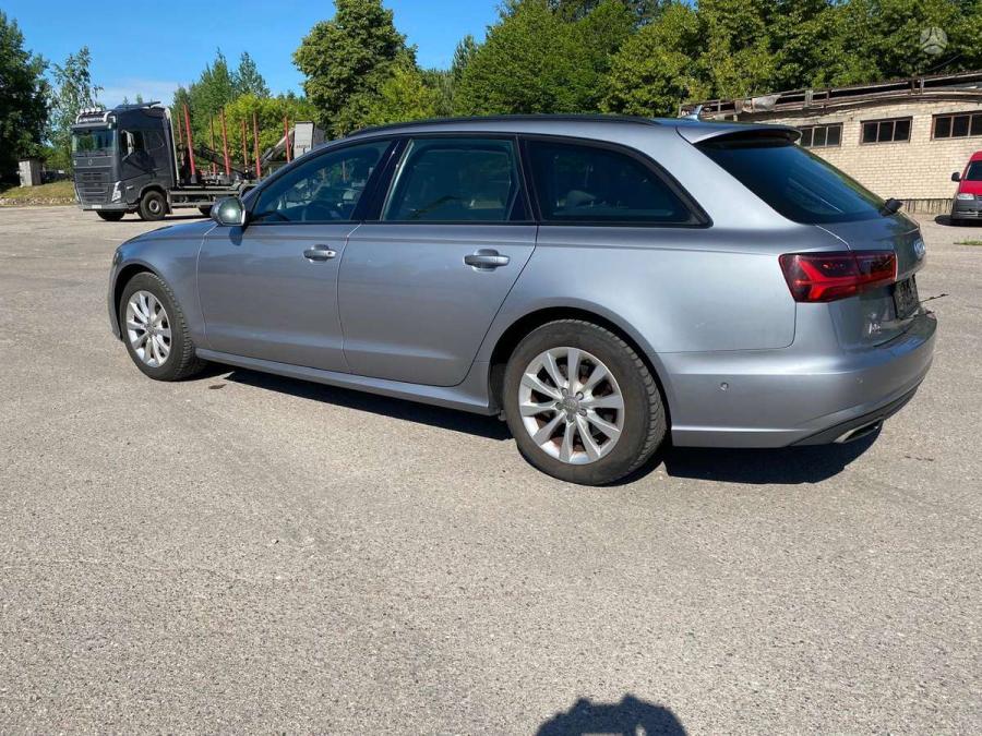 Grey Audi A6 2015 in Raseiniai, with an engine capacity of 1.97 L and mileage of 228 thousand km for 11300 €, photo 3 on AUTOMOTO.COM.LV