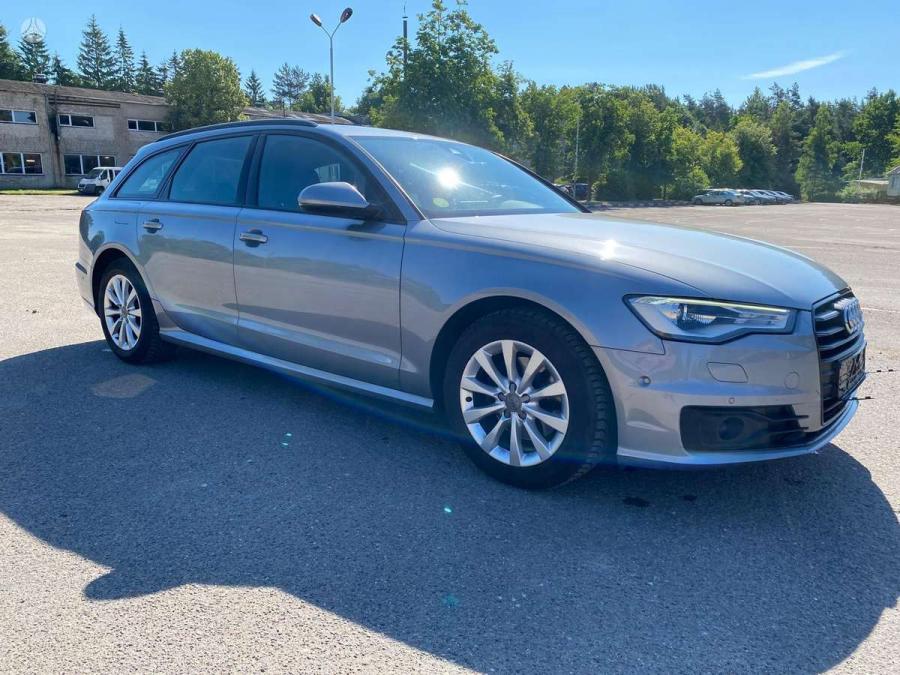 Grey Audi A6 2015 in Raseiniai, with an engine capacity of 1.97 L and mileage of 228 thousand km for 11300 €, photo 6 on AUTOMOTO.COM.LV